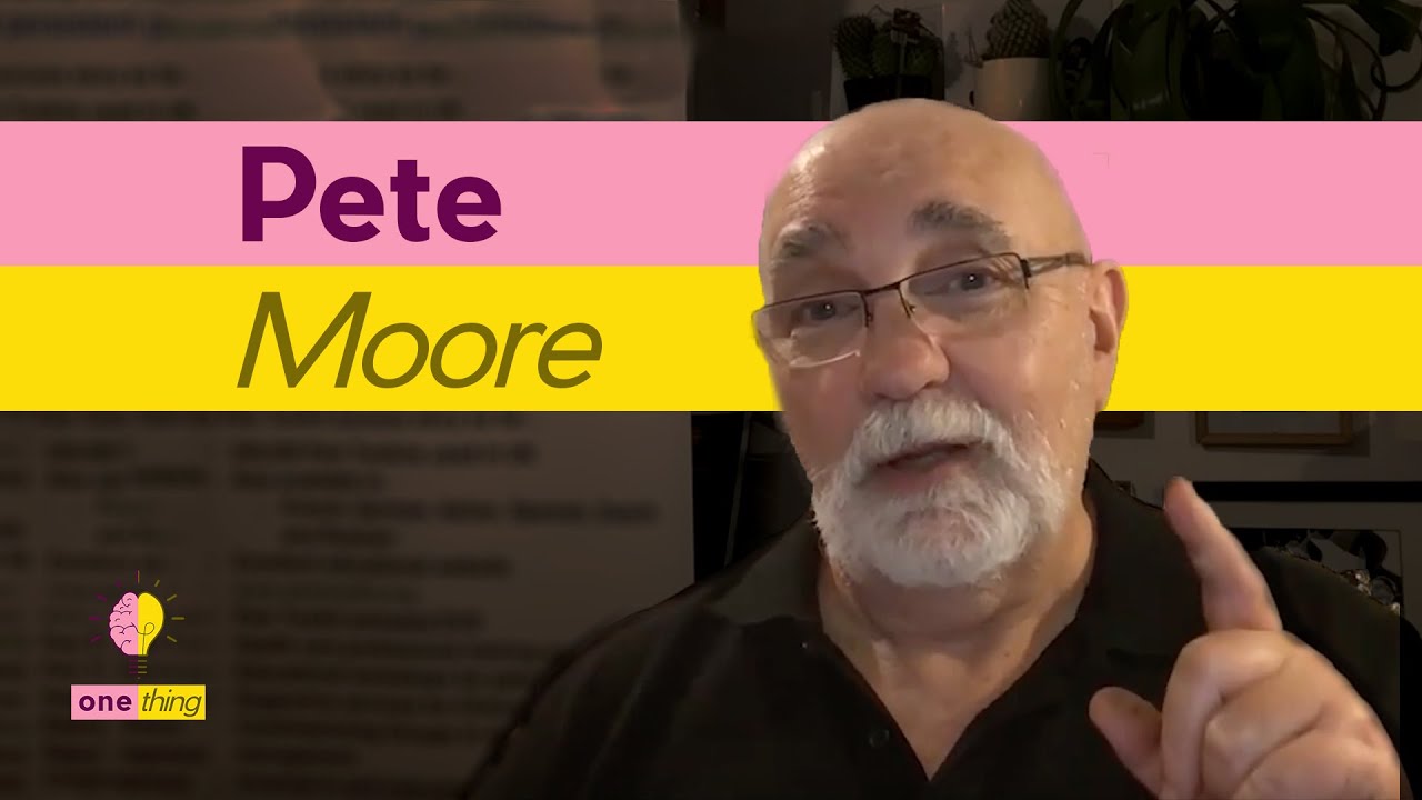 Find a pain coach - Pete Moore - One Thing